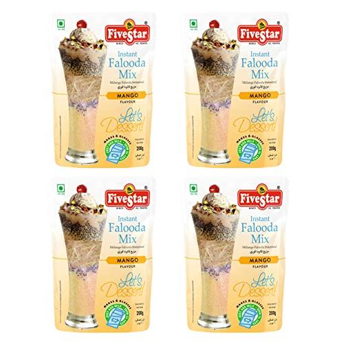 Five Star Falooda Mix Mango Flavour 200 gram Pack FIVESTAR - NavaFresh ...