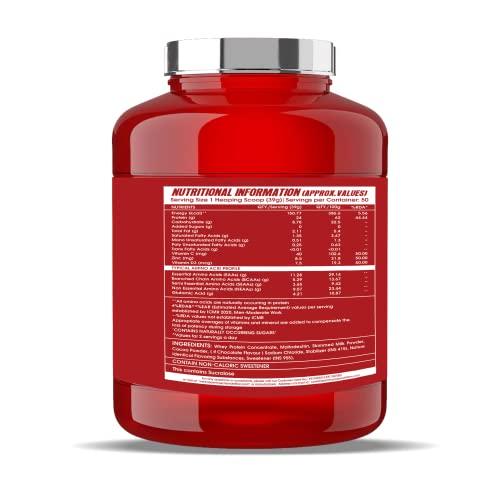 TM WITH TEAM MUSCLES Fuel Nine Whey Protein- (Vanilla-2Kg)