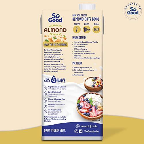 So Good Almond Fresh Vanilla, 1L - So Good Almond So Good - NavaFresh ...