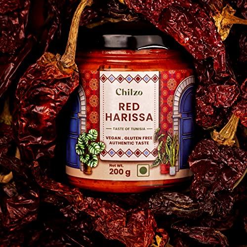 CHILZO RED HARISSA PASTE - (200g) | Authentic Chilzo - NavaFresh ...