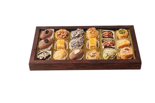 AHLAN Exquisite Ligneous Tray Hamper | Mediterranean AHLAN