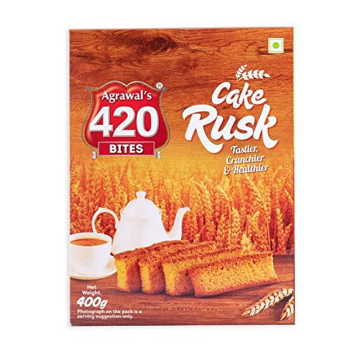 Agrawal's 420 Bites Cake Rusk 400 gm Agrawal's 420 Bites