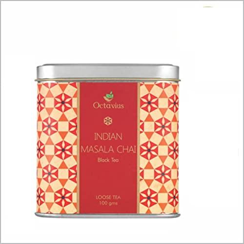 Indian Masala Chai Tea Tin Can - 100 gms (50 Octavius