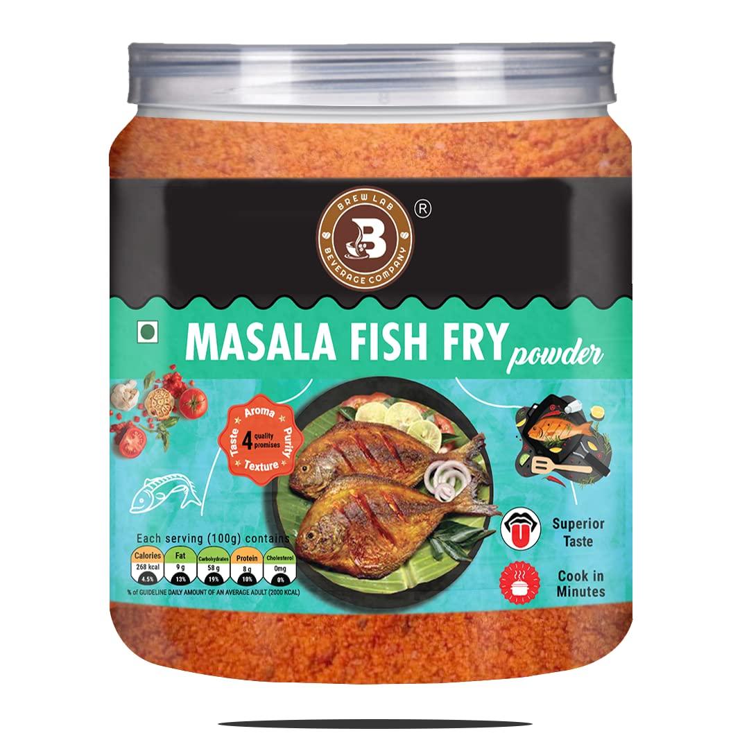 Brew Lab Spicy Masala Fish Fry Powder | Delicious Brew Lab - NavaFresh ...