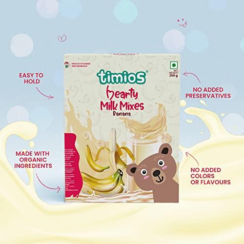 Timios High Protein Banana Swirl Milk Mix |No Sugar Timios - NavaFresh ...