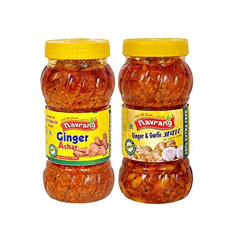 Navrang Homemade Combo Ginger Pickle 1kg Adrak navrang