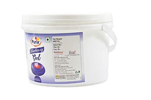 Purix Blueberry Gel Cold Glaze, 2.5 Kg (Ready to Use)