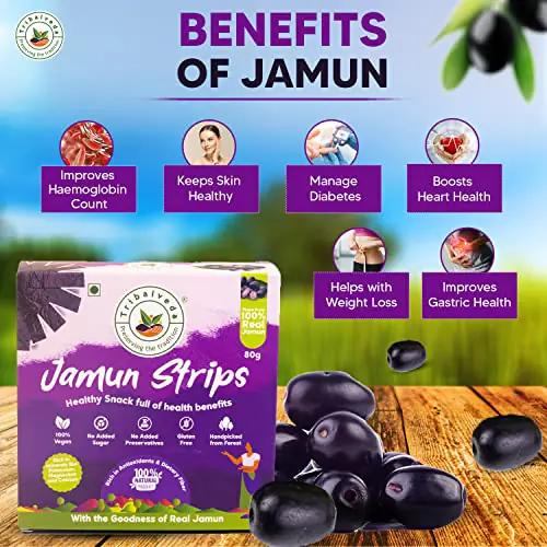 Tribalveda Whole Dried Jamun Strips - Pack of TRIBALVEDA - NavaFresh ...
