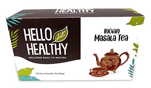 HELLO HEALTHY | Indian Masala Tea | 20 Eco Hello Healthy