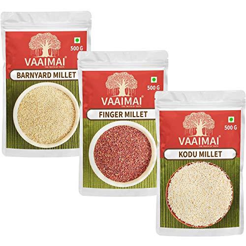 VAAIMAI Millets Combo Pack of 3 (Barnyard Millet VAAIMAI - NavaFresh ...
