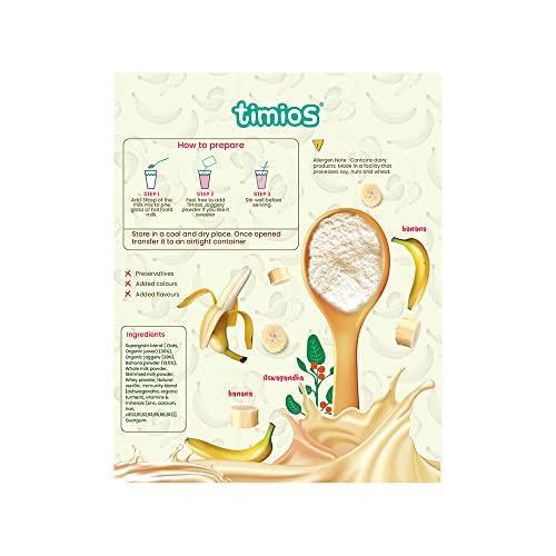 Timios High Protein Banana Swirl Milk Mix |No Sugar Timios - NavaFresh ...