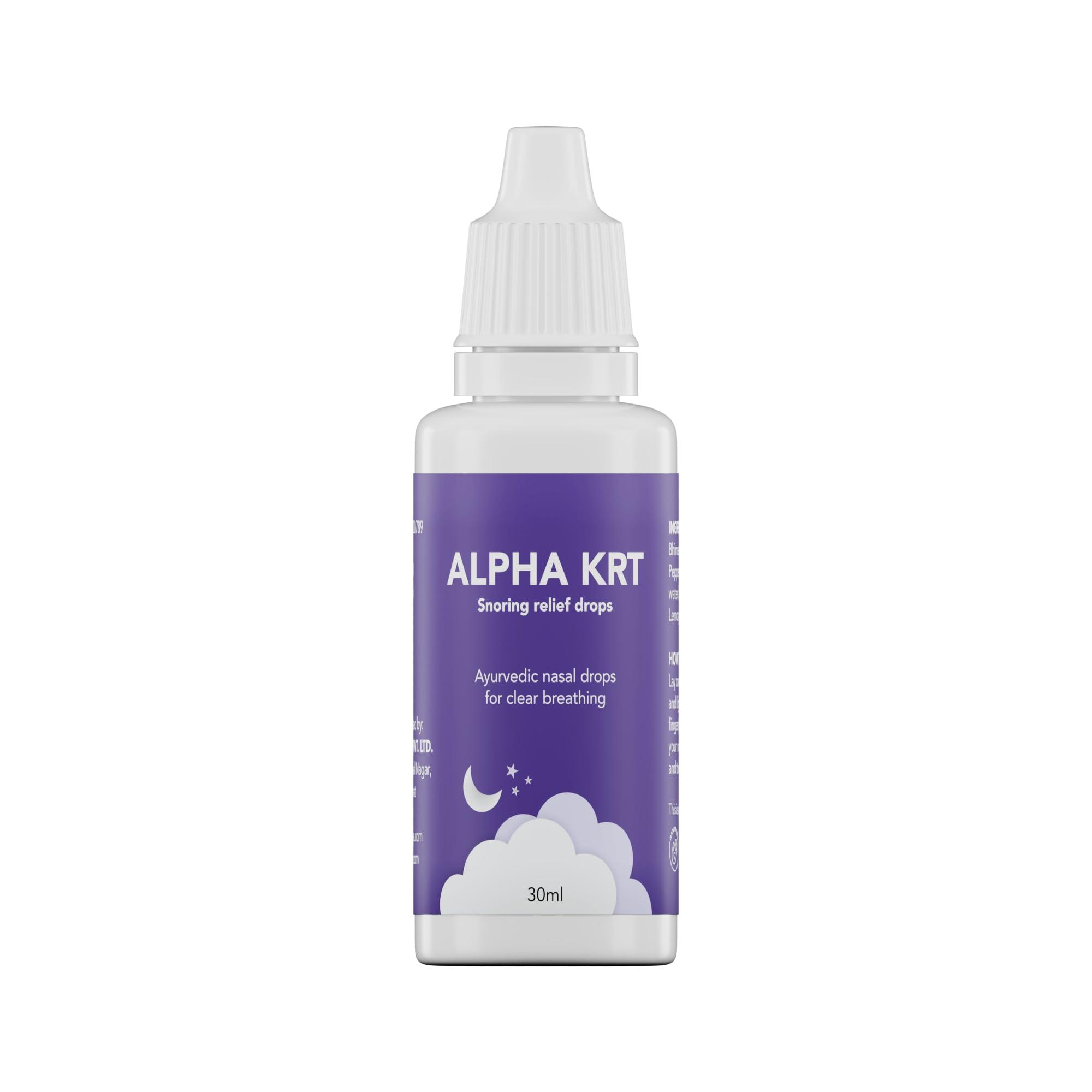 Alpha Arogya Alpha KRT Snoring Relief Drops Alpha Arogya - NavaFresh ...