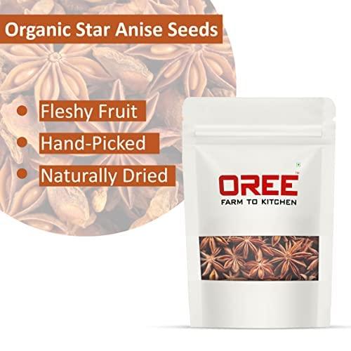 OREE Natural Whole Star Anise Aromatic Chakri Phool OREE - NavaFresh ...