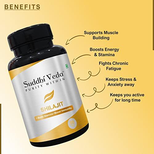 SUDDHI VEDA Shilajit Ayurvedic Capsules for SUDDHIVEDA - NavaFresh ...