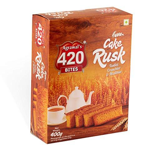 Agrawal's 420 Bites Cake Rusk 400 gm Agrawal's 420 Bites