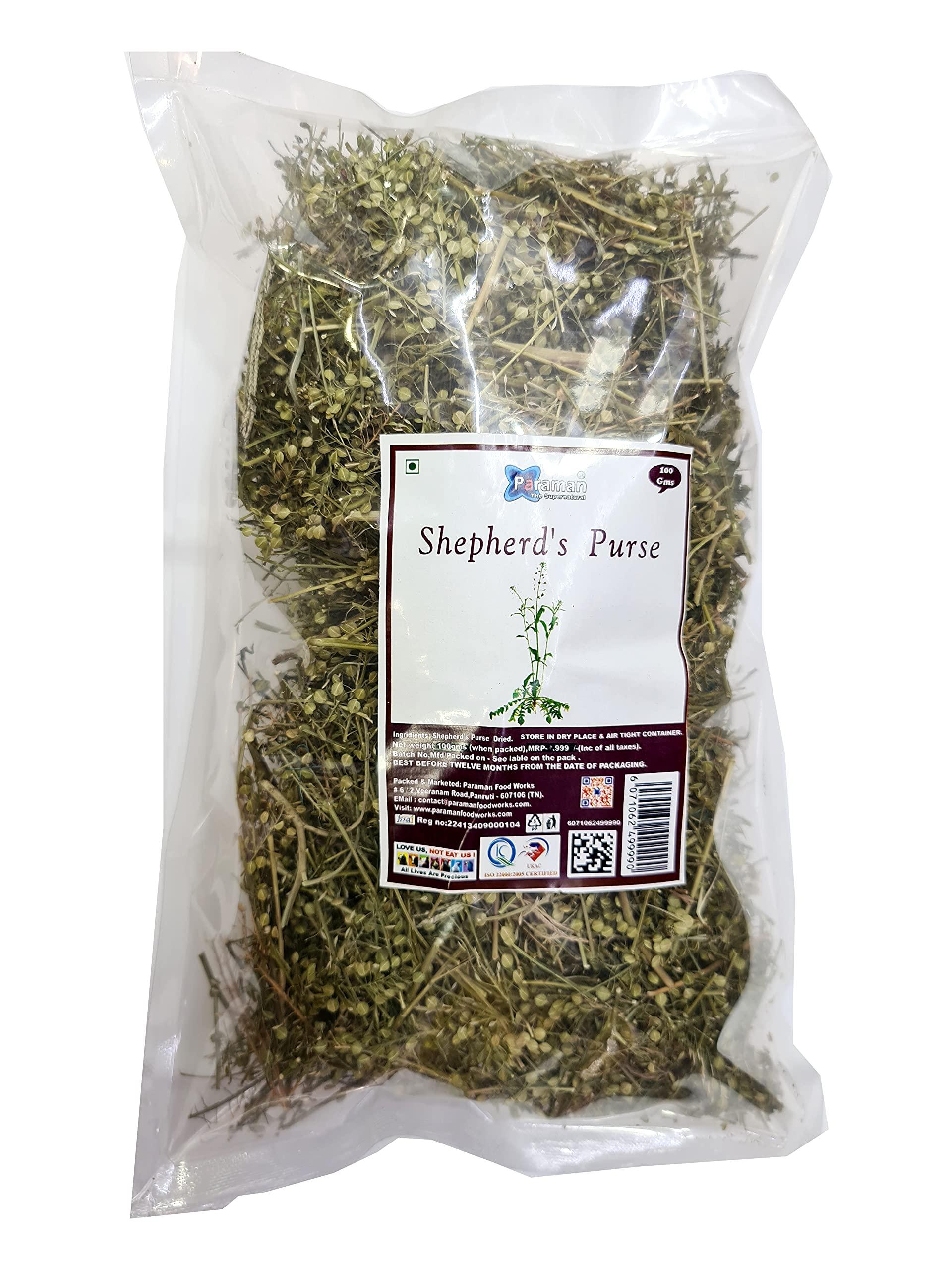 Shepherd\'s Purse Herb Dried -100 PARAMAN THE SUPERNATURAL - NavaFresh ...