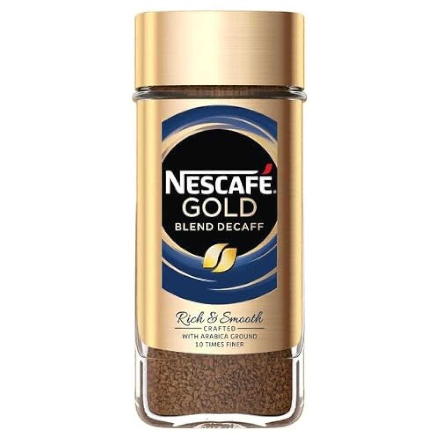 Nescafe Gold Blend Decaff Ground Coffee Glass Nescaf