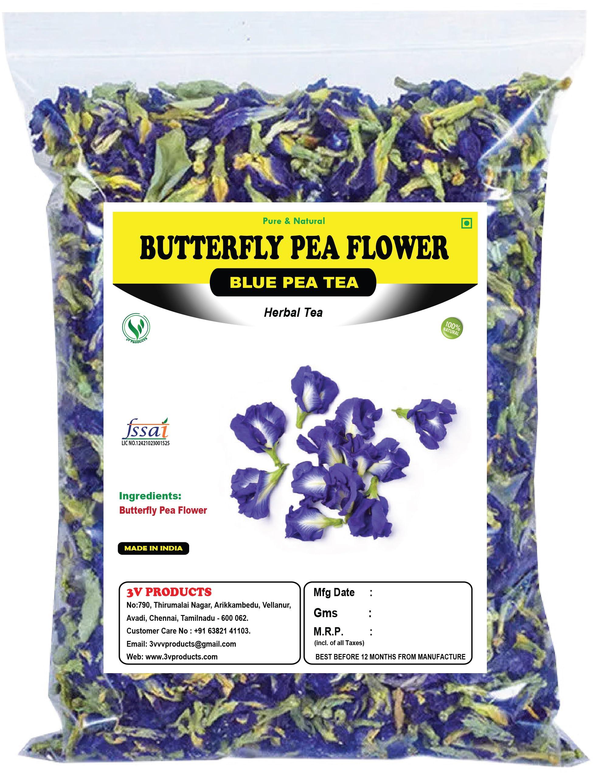 3V PRODUCTS Blue Butterfly Pea Flower Tea 3V PRODUCTS