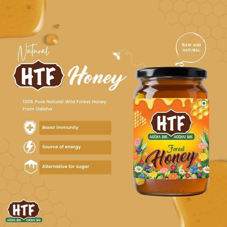 HTF Forest Honey | 100% Pure | Natural, Raw & Wildcrafted (500 gm)