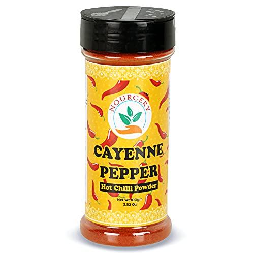 Nourcery Cayenne Pepper Powder, 100 Gram (Hot Chilli Powder)