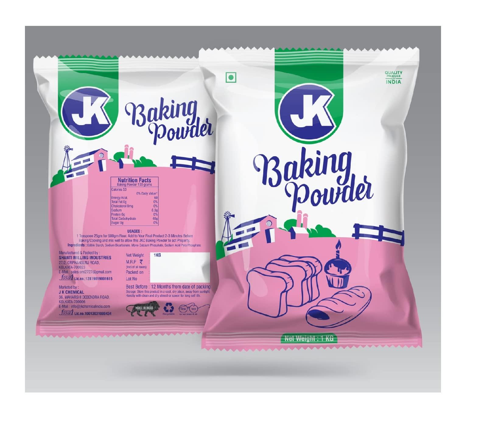 J K BAKING POWDER 1 KG ( Pack Of 1 Generic