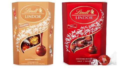Lindor Variety Pack Smooth Assorted & Milk Truffles Lindt