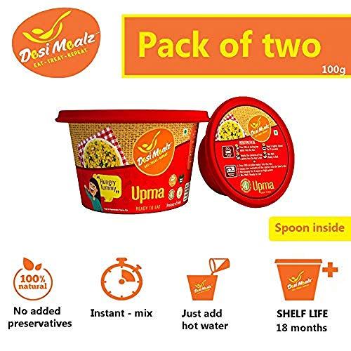 Desi Mealz Ready to Eat Cup Upma Instant Desi Mealz - NavaFresh ...