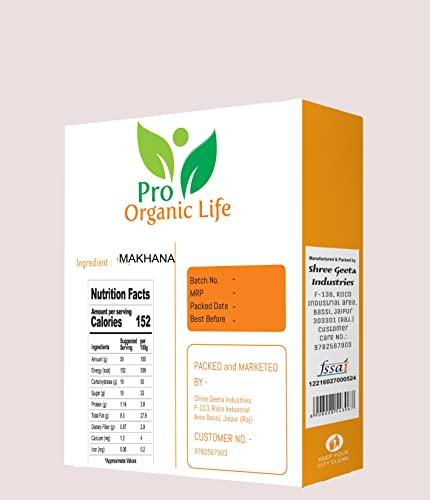 Pro Organic Life Fox nut Snacks, ful makhana, phool makhana (100 Grams)