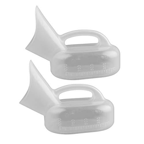 HEALLILY 2pcs Female Urinal Urine Bottle HEALLILY