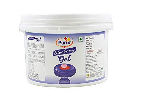 Purix Blueberry Gel Cold Glaze, 2.5 Kg (Ready to Use)