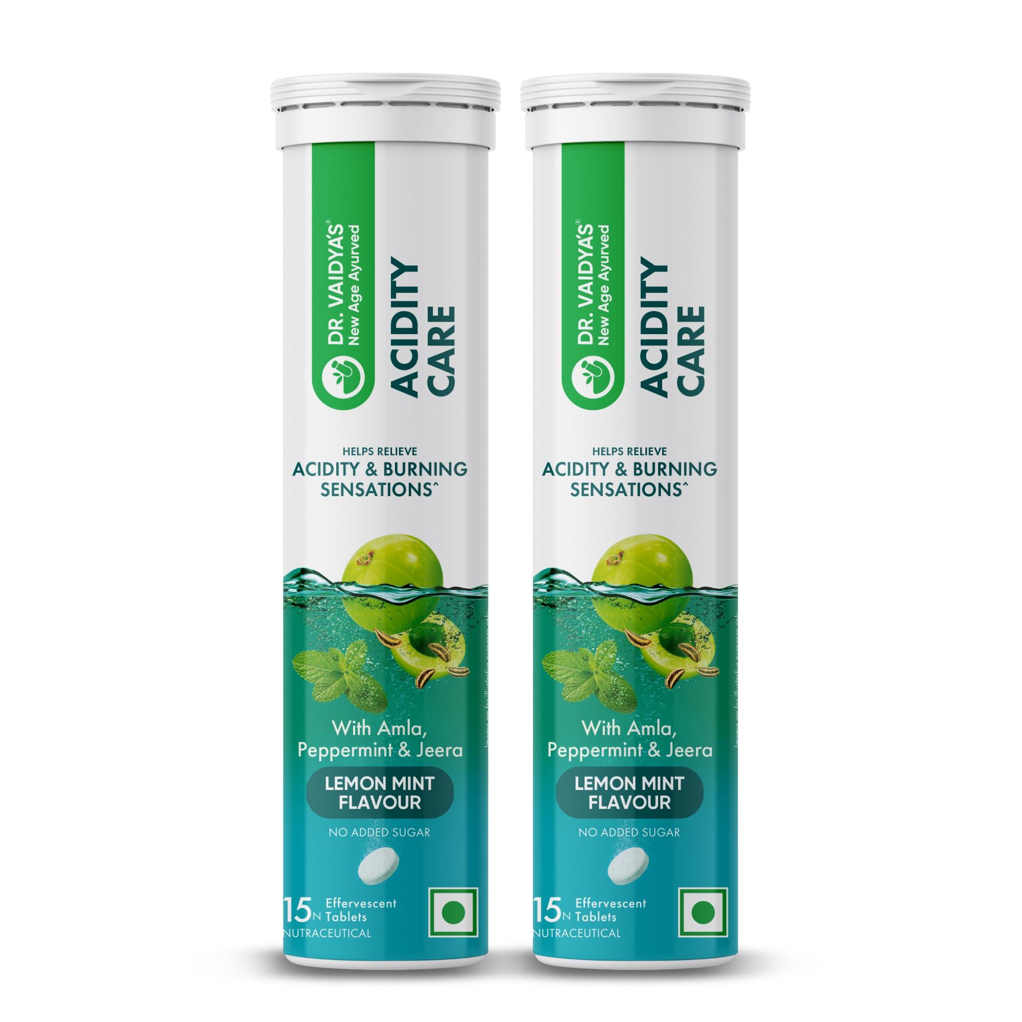 Dr. Vaidyas Acidity Relief Care Effervescent Dr. Vaidya\'s