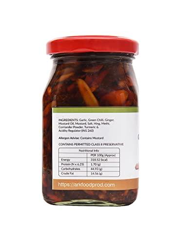 ARKOS Homemade Combo Kul(jujube) Pickle and Garlic Pickle, 200gm +200gm